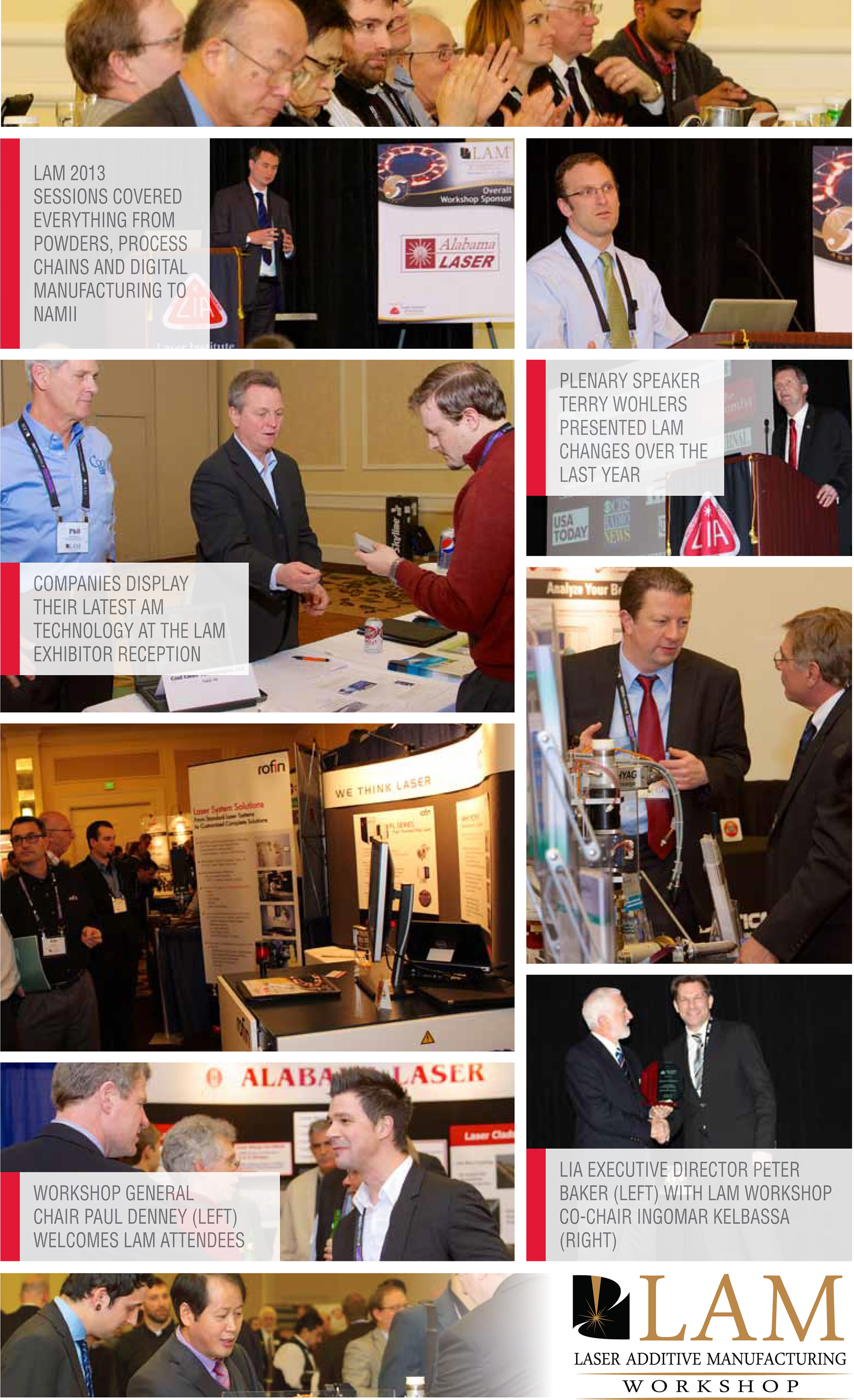 LAM 2013 Presents Groundbreaking Applications in AM – Laser Chirp