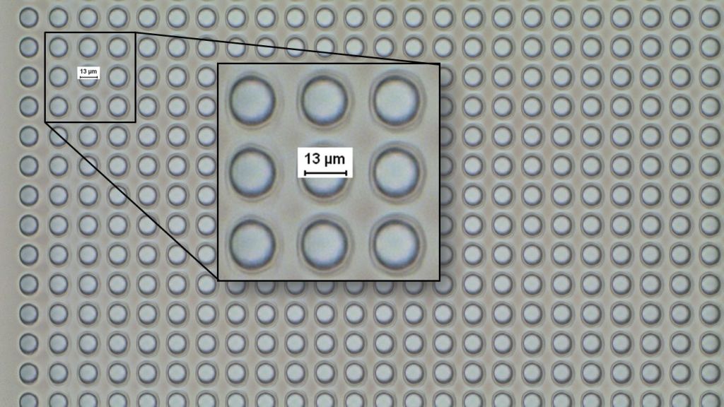 High Density Through Glass Vias for Advanced Chip Packaging – Laser Chirp