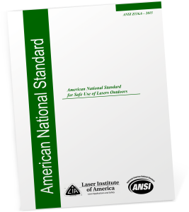 ANSI Z136.6 Safe Use of Lasers Outdoors is Now Available! – Laser Chirp